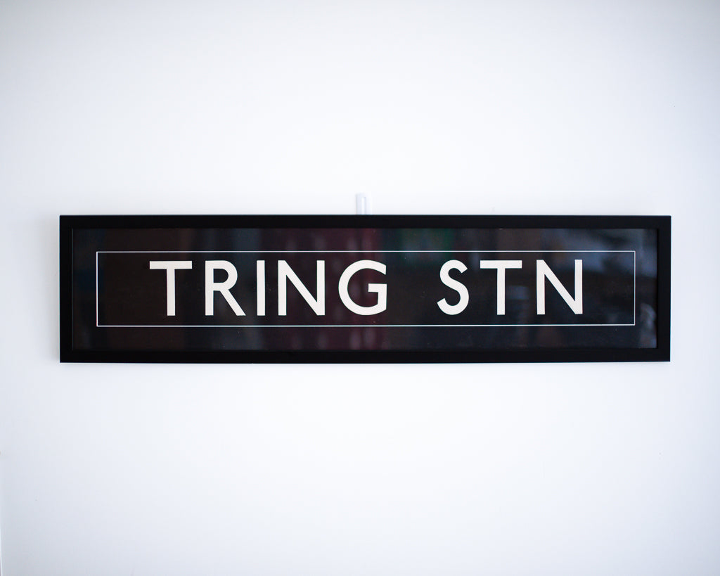 Framed Vintage Bus Blind (Tring Stn) – Gruffertys